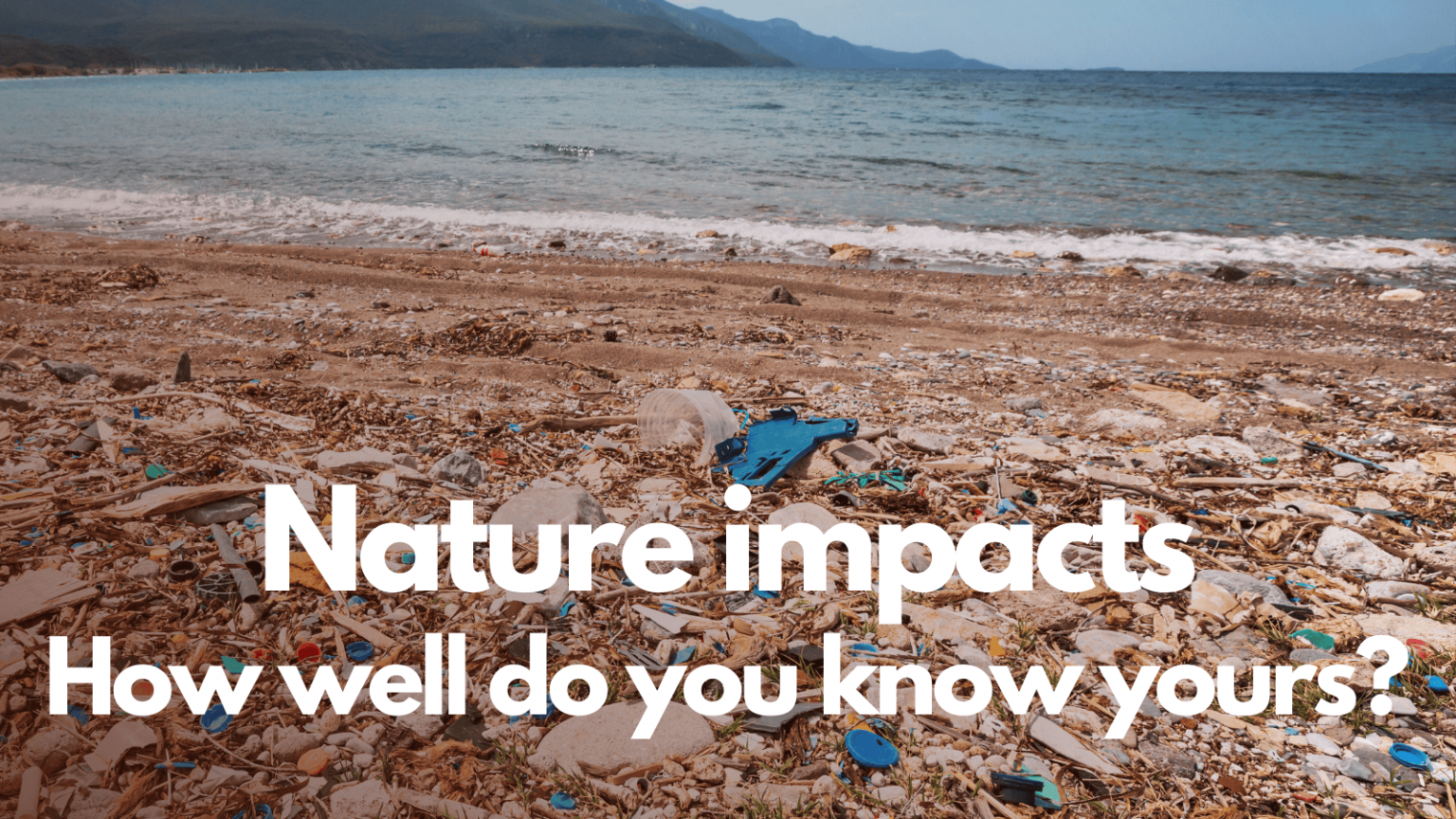 Know Your Nature Impacts and Opportunities - ANIMONDIAL